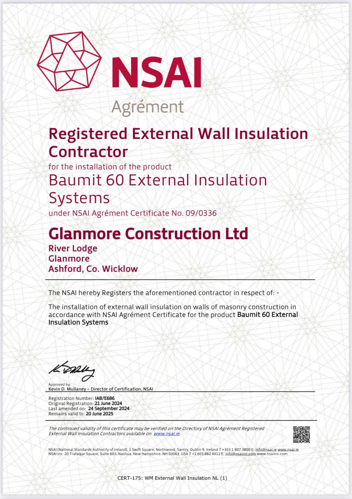 External Wall Insulation (EWI) – Glanmore Construction Limited